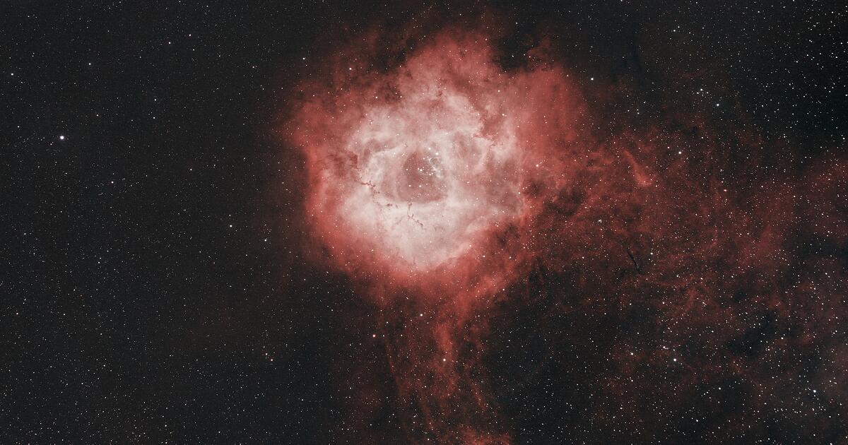Rosette Nebula in HOO | Telescope Live